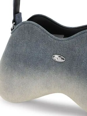 DIESEL® Double-d Denim Shoulder Bag - Multicolor
