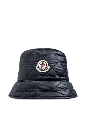 Moncler Logo Padded Quilted Bucket Hat - Multicolor