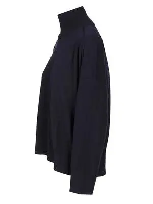 Bottega Veneta Wool Turtleneck Sweater With B.v. Embroidery