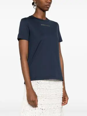 Max Mara Logo Cotton T-shirt - Multicolor