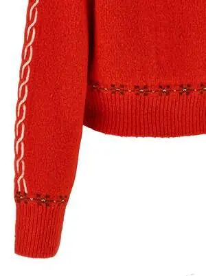 Guest In Residence Cloud Chalet' Fair Isle Collar Cardigan - Multicolor