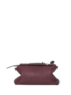 Fendi Burgundy The Way Selleria Medium Reversible Handbag - Multicolor