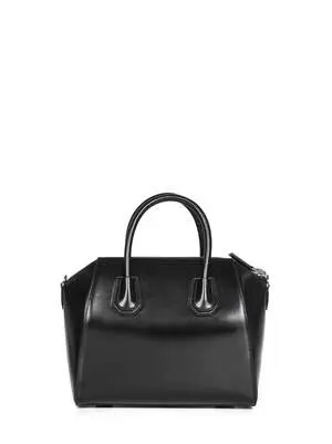 Givenchy Antigona Small Handbag In Black Box Calf Leather - Multicolor