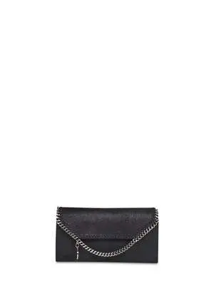Stella McCartney Black Falabella Wallet-on-chain Crossbody - Multicolor
