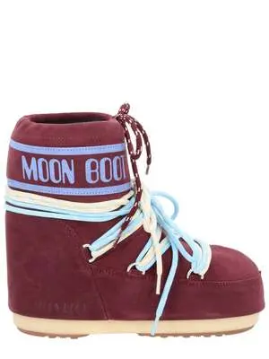 Moon Boot Icon Low Leather Boots - Multicolor