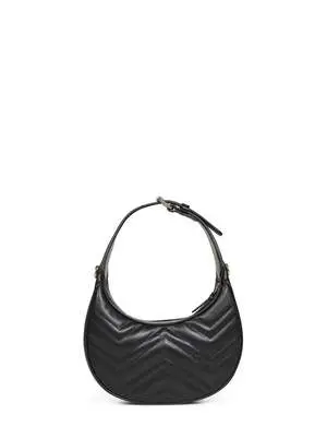 Gucci Black Gg Marmont Small Shoulder Bag - Multicolor