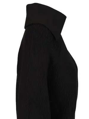 Bottega Veneta English Ribbed Cotton Polo Sweater