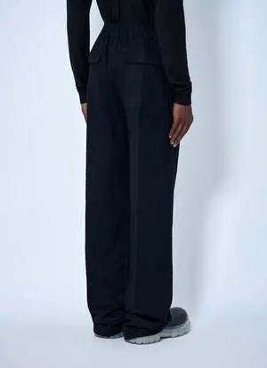 Rick Owens Dietrich Drawstring Cotton Pants - Black