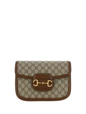Gucci Horsebit Shoulder Bag - Cream