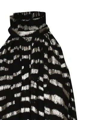 Celine Printed Silk Long Dress
