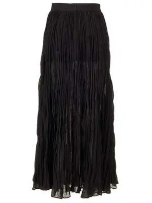 TOTEME Pleated Skirt - Black