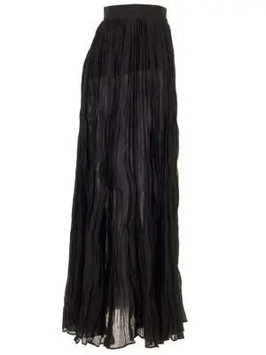 TOTEME Pleated Skirt - Black