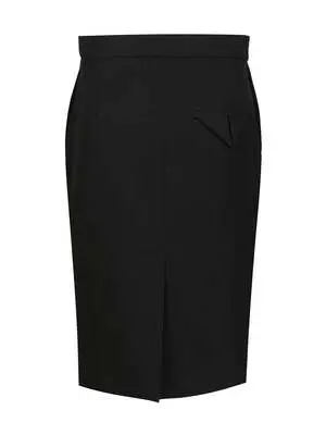 Bottega Veneta Wool Midi Skirt