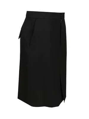 Bottega Veneta Wool Midi Skirt