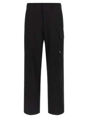 Fendi Gabardine Cargo Trousers - Black