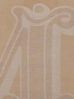 Max Mara Modal, Linen And Cotton Blend Scarf - Multicolor