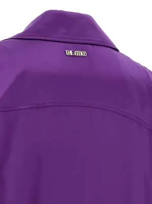 Attico Chemisier Midi Dress - Purple