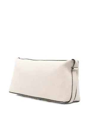 TOTEME Suede Leather Clutch - Multicolor