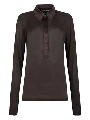TOM FORD Silk Polo Shirt