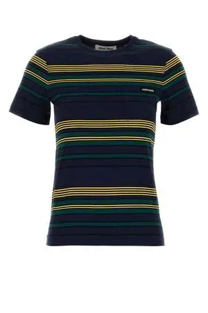 Miu Miu Embroidered Cotton T-shirt