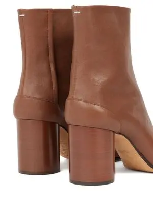 MAISON MARGIELA Tabi Leather Ankle Boots - Multicolor