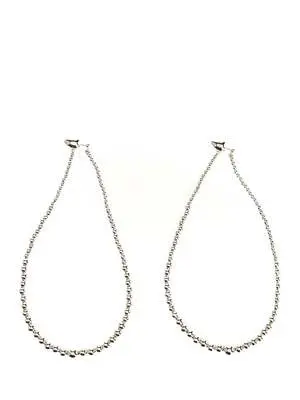 Alaïa Drop Earrings With Metal Beads - Gold