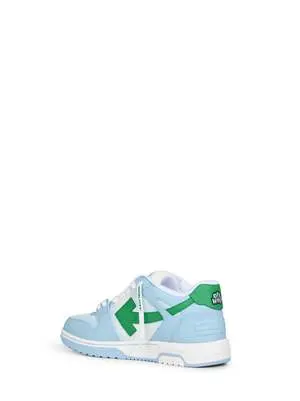 Off-White Out Of Office" Calfskin Sneakers With Gradient Detail - Multicolor