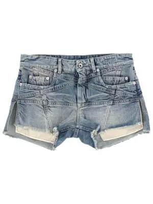 Rick Owens Denim Shorts - Blue