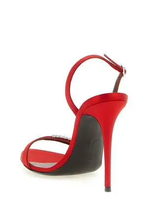 GIUSEPPE ZANOTTI Lena Crystal Embellished Stiletto Sandals