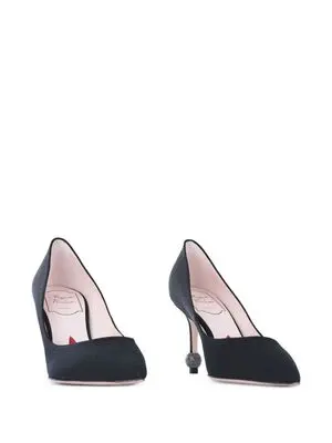 ROGER VIVIER Marlene Embellished Heel Pumps