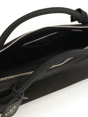 Alaïa Teckel" Silk Satin Clutch - Black