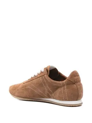TOTEME Suede Lace-up Sneakers - Multicolor