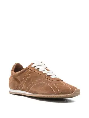 TOTEME Suede Lace-up Sneakers - Multicolor