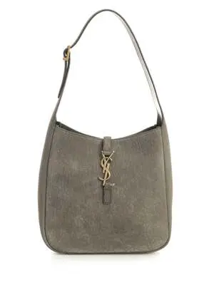 Saint Laurent Saint Laurent Small "Le 5 À 7" Shoulder Bag Gray