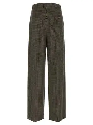Balenciaga Large Tailored Plaid Pants