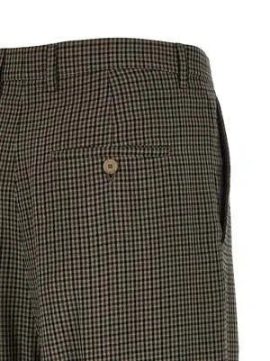 Balenciaga Large Tailored Plaid Pants