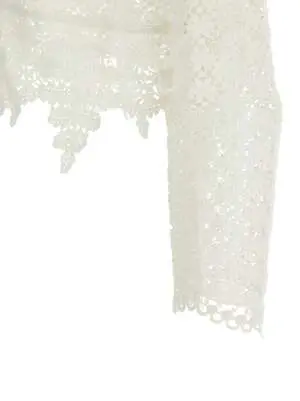 Isabel Marant Étoile Hyliana Cotton Crochet Sweater - White