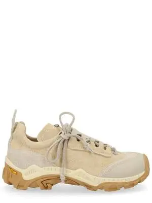 Our Legacy OUR LEGACY Gabe Suede Lace-Up Sneakers Cream