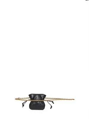 Saint Laurent Black Lambskin Jamie Chain Belt Bag