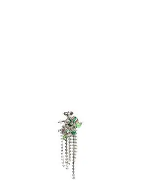 Dries Van Noten Embellished Crystal And Enamel Earrings