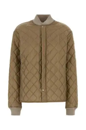 MAISON MARGIELA Quilted Bomber Jacket - Brown