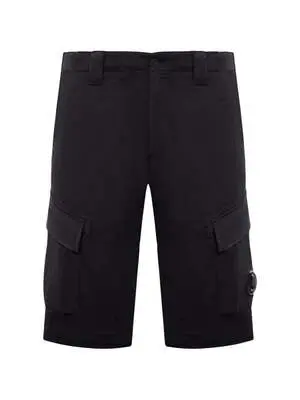 C.P. COMPANY Stretch Cotton Gabardine Cargo Shorts