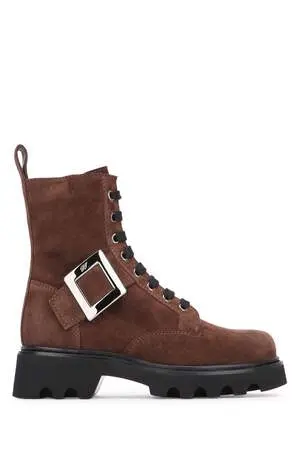 ROGER VIVIER Viv Rangers Lace-up Bootie - Multicolor