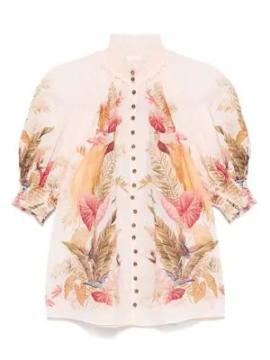 Zimmermann Ascension Printed Blouse