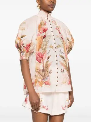 Zimmermann Ascension Printed Blouse