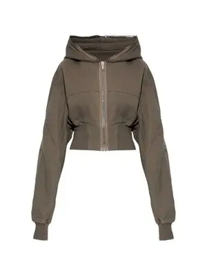 Rick Owens Collage Cotton Hoodie - Multicolor