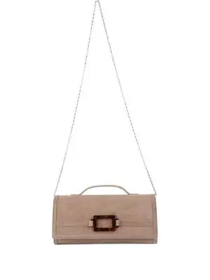 ROGER VIVIER Belle Vivier Leather Clutch - Multicolor