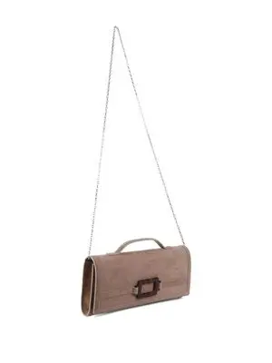 ROGER VIVIER Belle Vivier Leather Clutch - Multicolor
