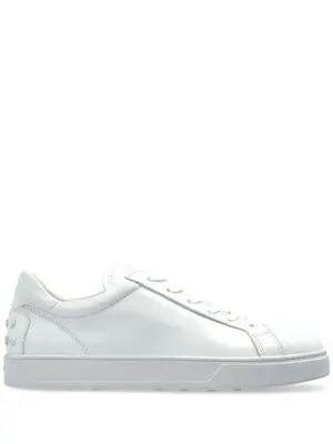 TOD'S Lace-up Leather Sneakers With Chunky Rubber Sole