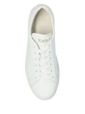 TOD'S Lace-up Leather Sneakers With Chunky Rubber Sole